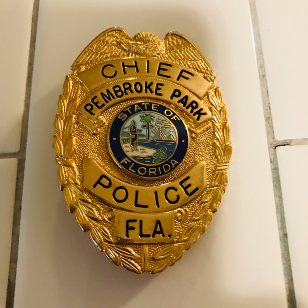Florida Police Badge Svg - Etsy