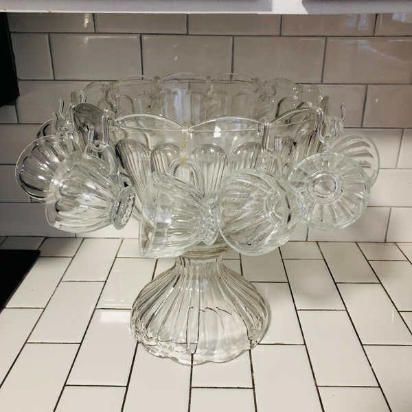 Vintage Punch Bowl - Etsy