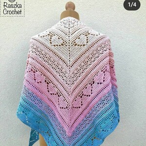 PDF Crochet Pattern, A Bumpy Road to Love Shawl - Etsy