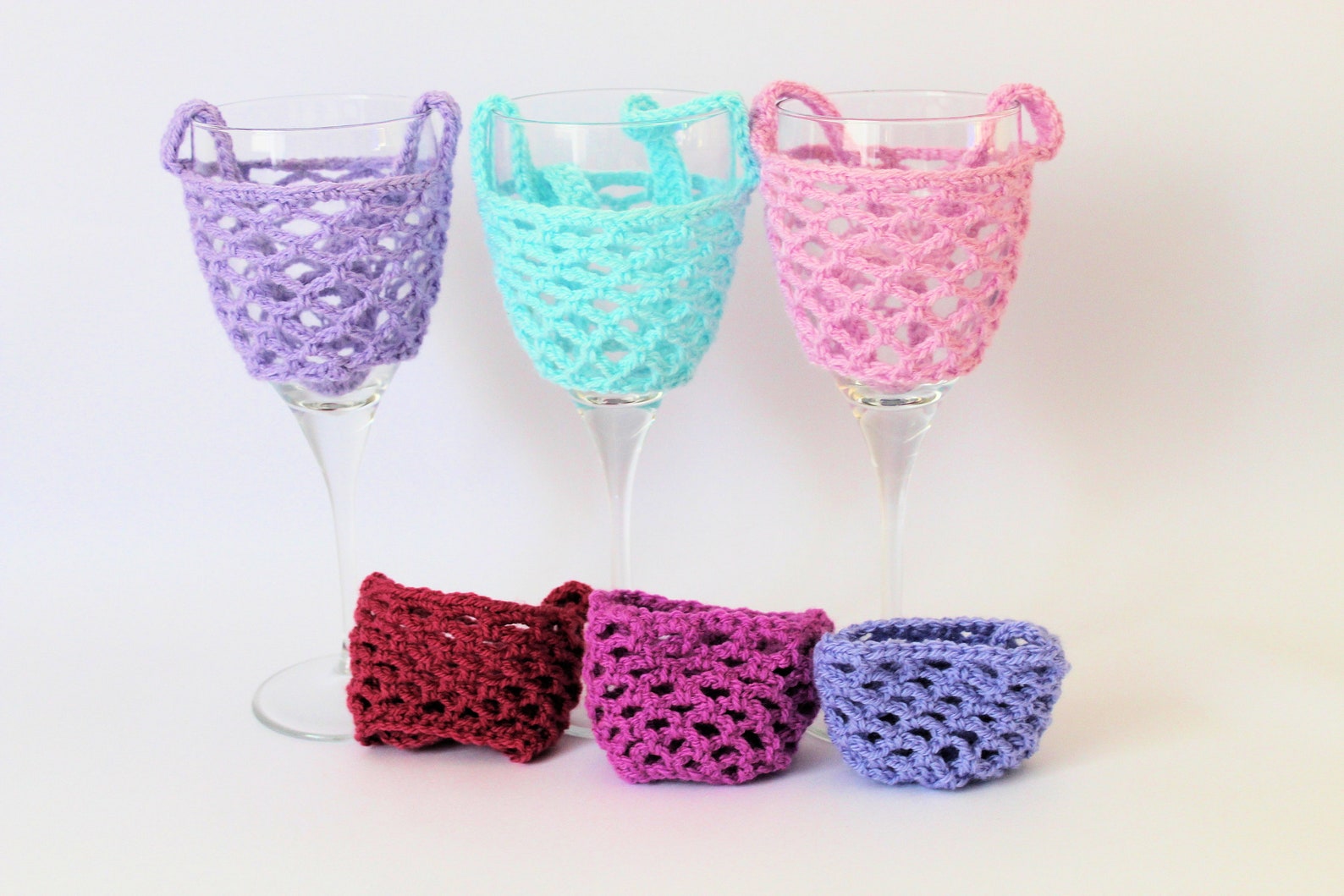 PDF Crochet Pattern Wine Glass Lanyard Holder - Etsy