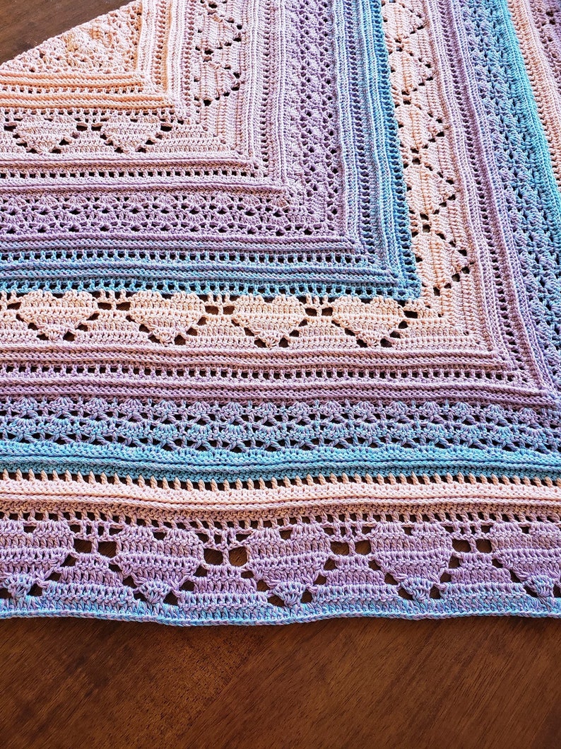 PDF Crochet Pattern A Bumpy Road to Love Shawl - Etsy Australia
