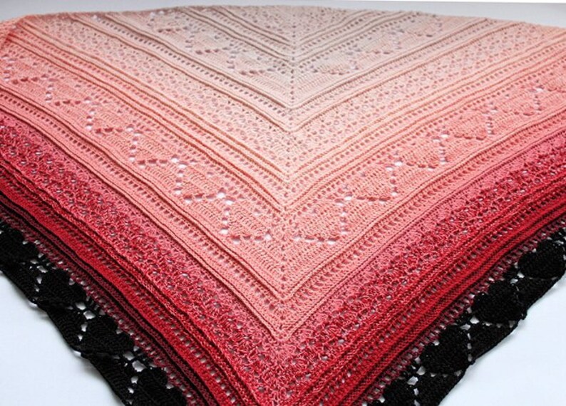 PDF Crochet Pattern A Bumpy Road to Love Shawl - Etsy Australia