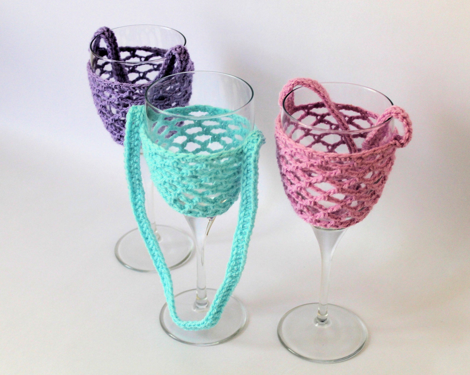 PDF Crochet Pattern Wine Glass Lanyard Holder - Etsy Canada