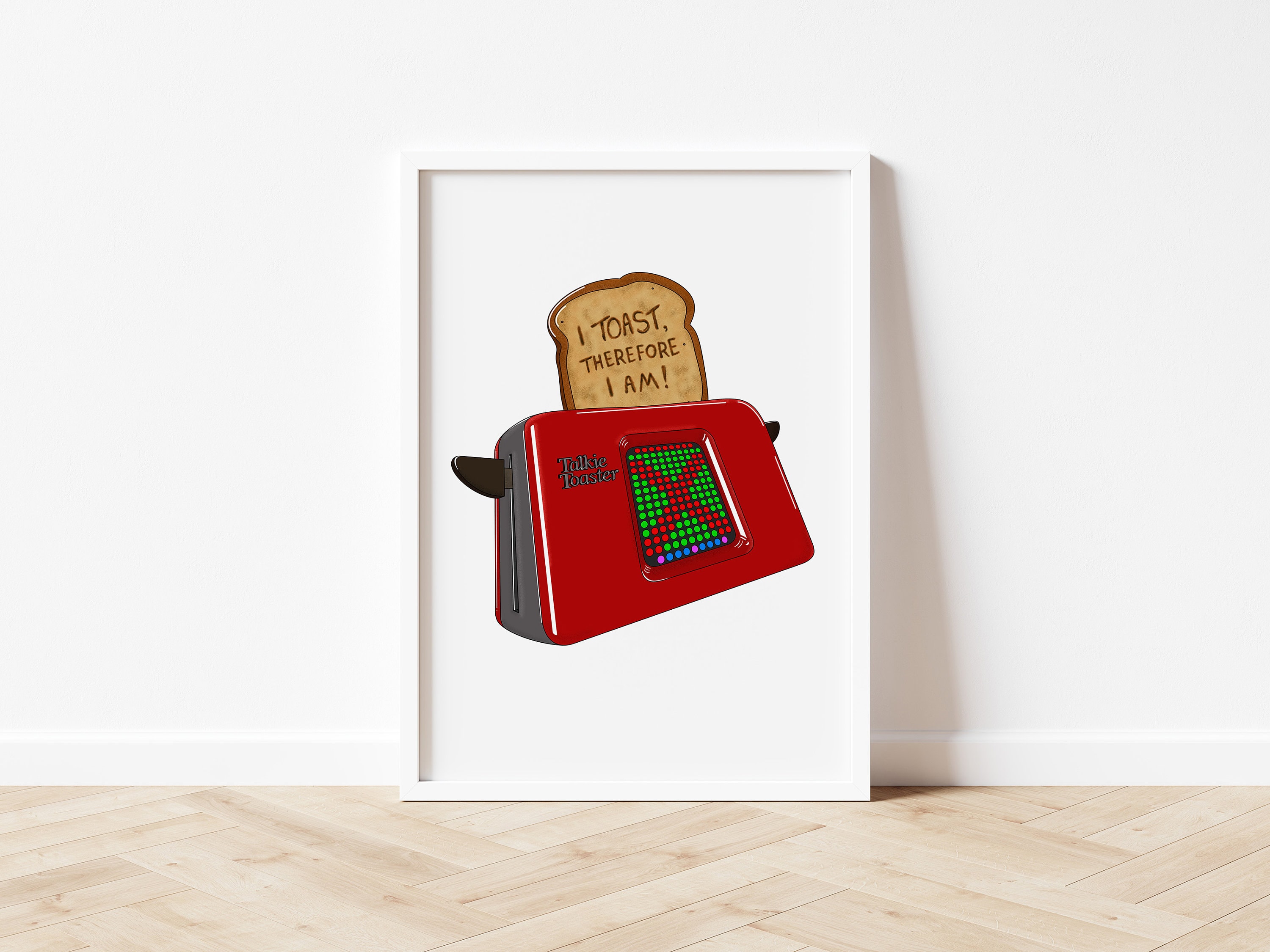 Talkie Toaster, Red Dwarf Illustration by Savage Pieces, A4/A3 Print - Etsy