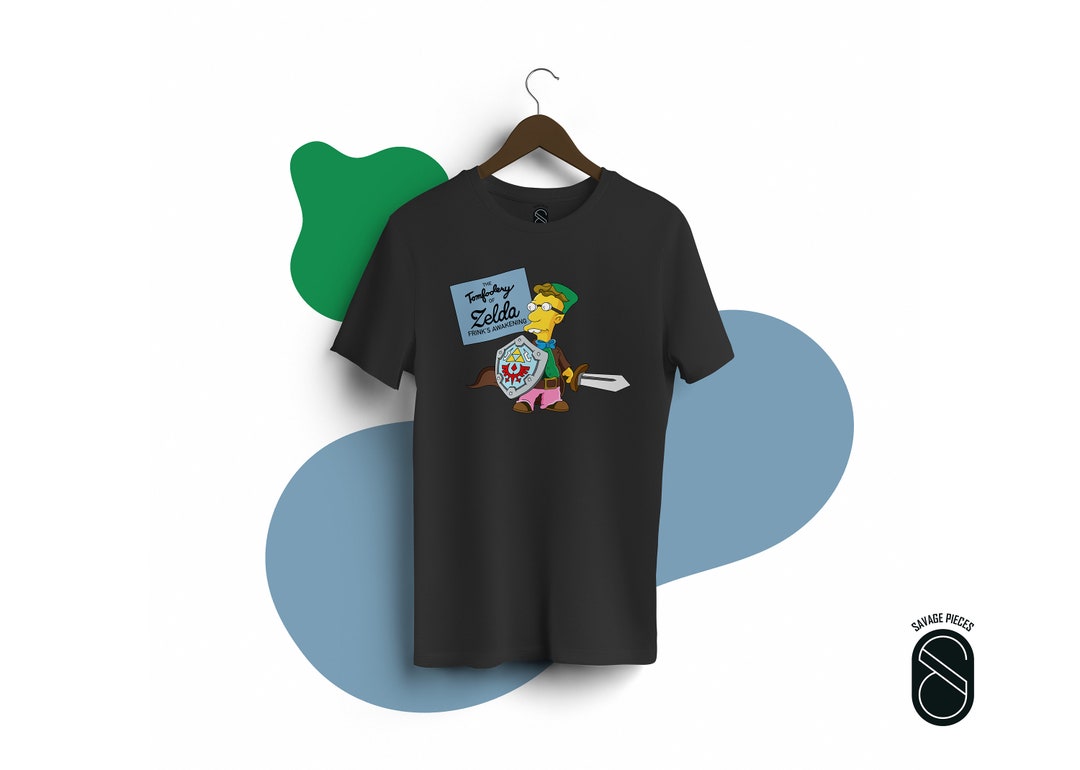 Frink's Awakening: Professor Frink as Link From Legend of Zelda T-shirt ...