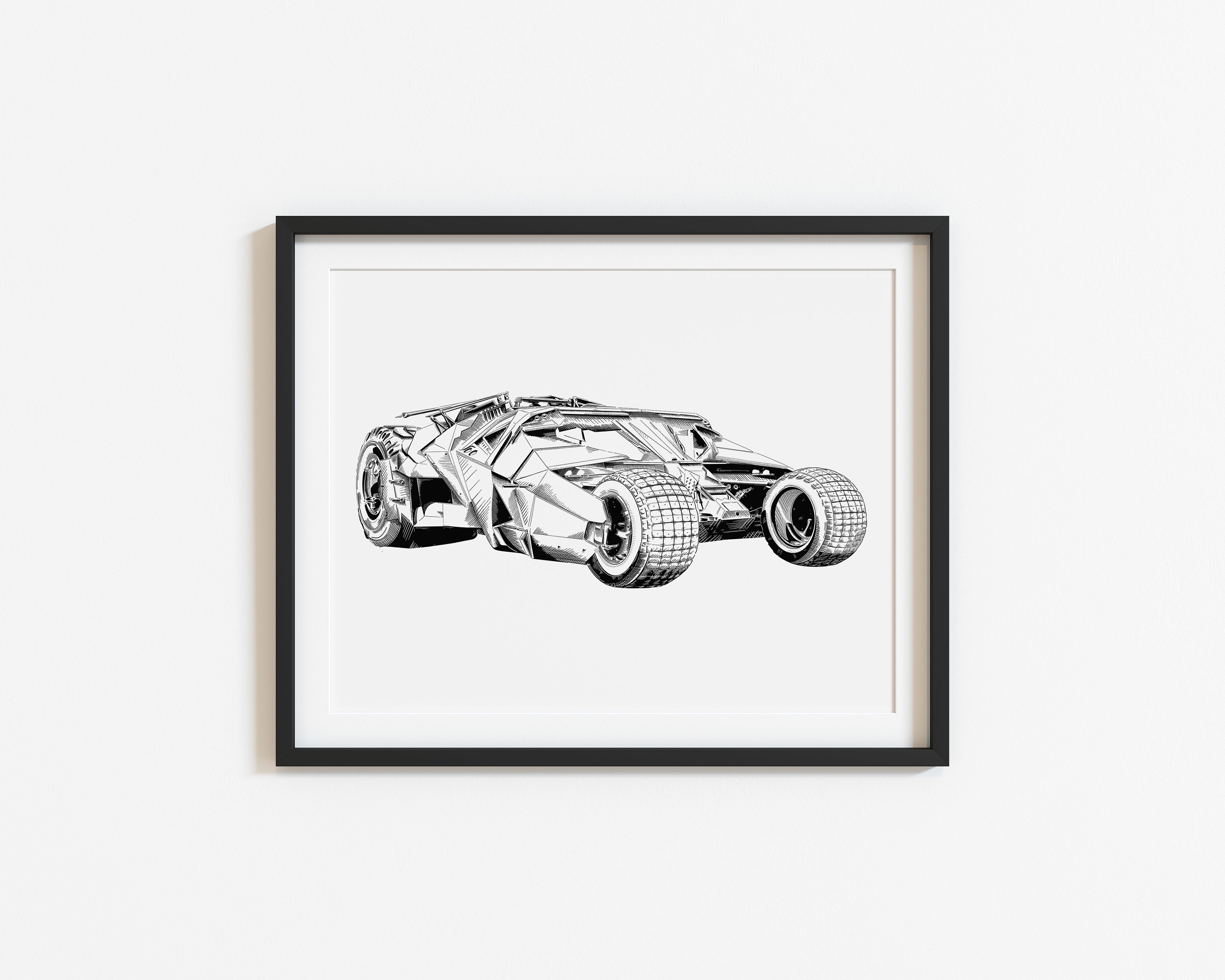 Batmobile Tumbler Blueprints