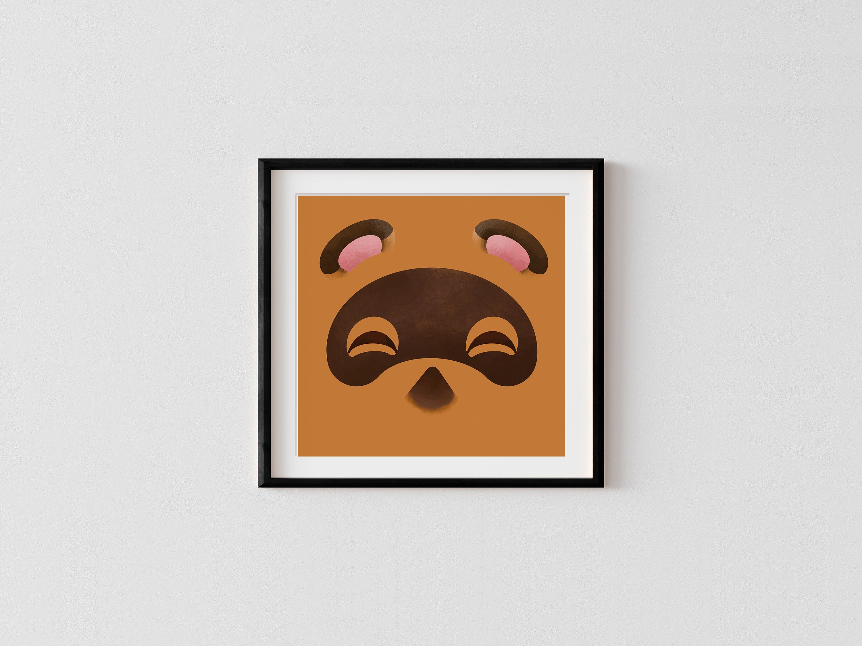 Tom Nook Face Digital Print de Savage Pieces, inspirado en Animal ...