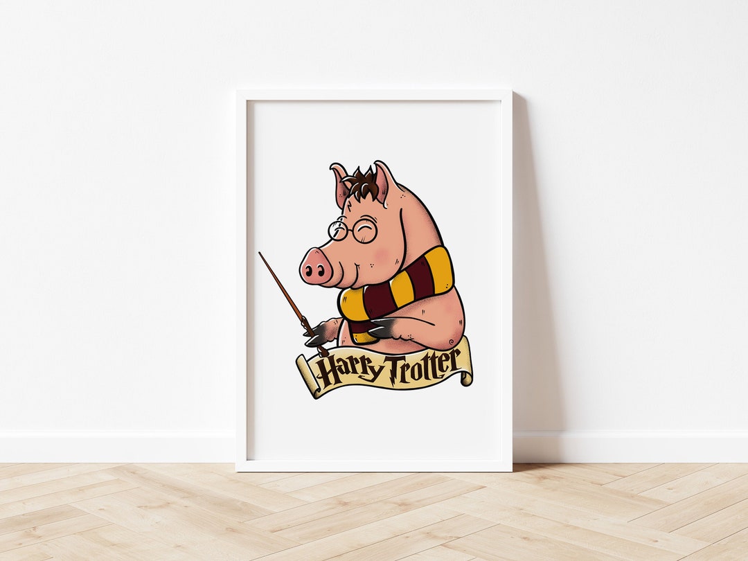 Harry Trotter Illustration by Savage Pieces - Etsy