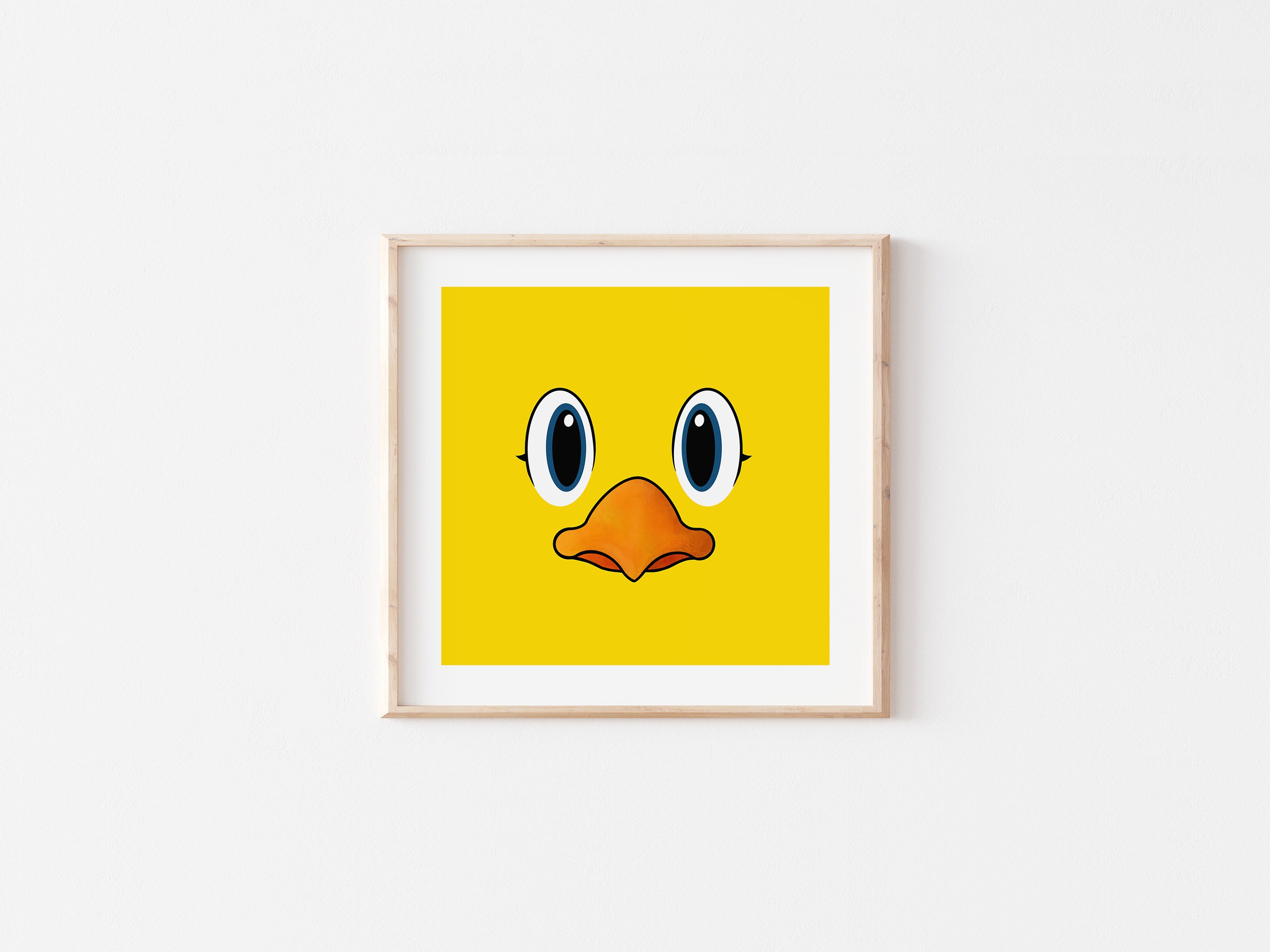Chocobo Face Digital Print by Savage Pieces, Inspired by Final Fantasy ...