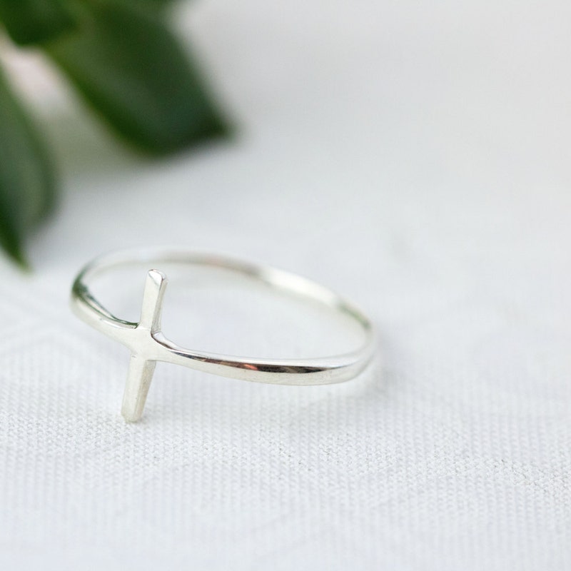 Cross Ring - Etsy