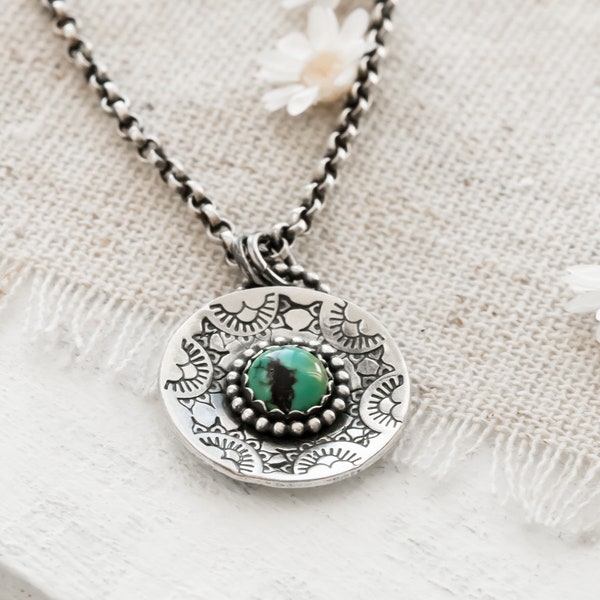 Turquoise Medallion - Etsy