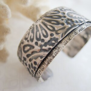 Wide Silver Cuff Bracelet Sterling Silver Bracelet Cuff - Etsy