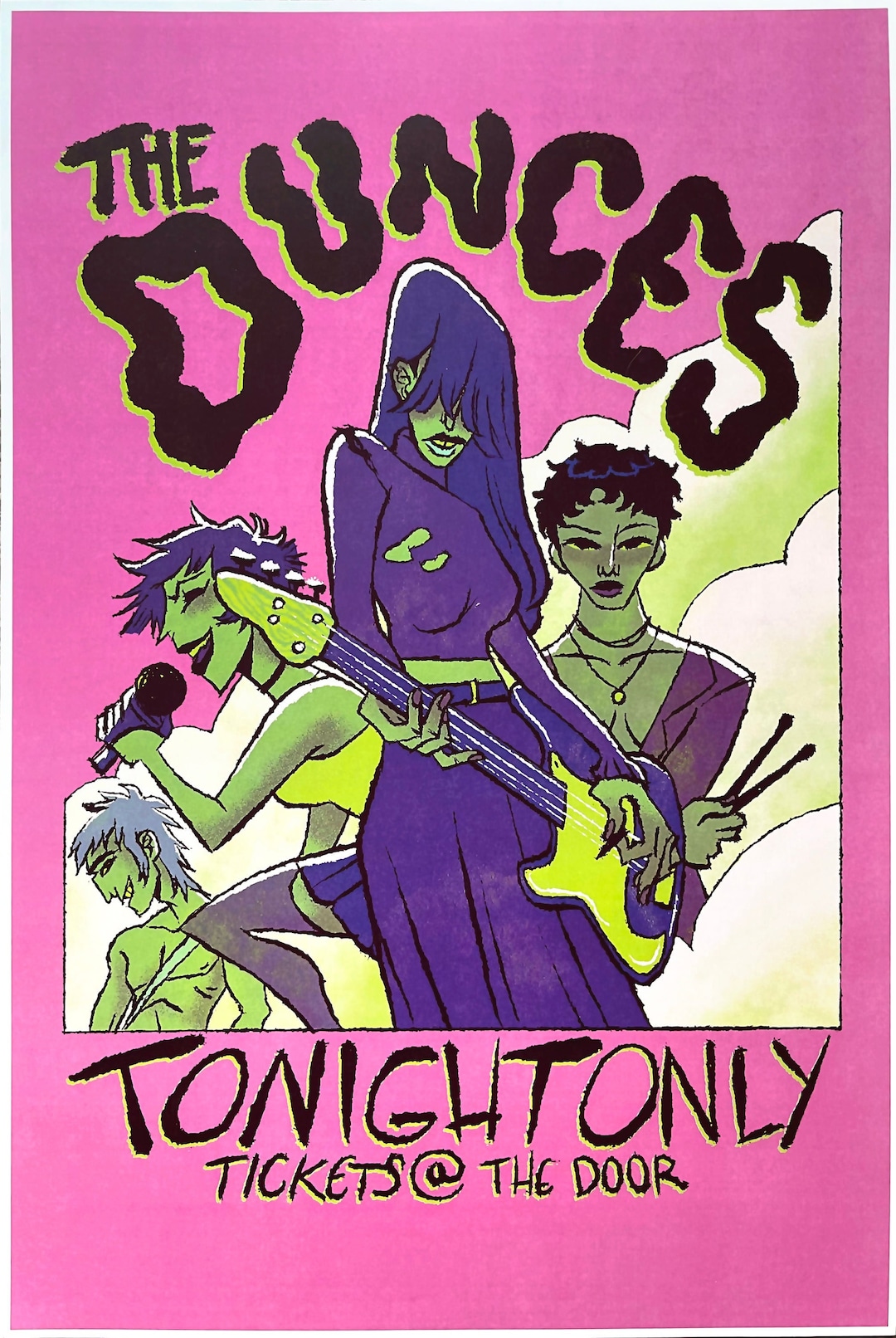 Punk Band Poster - Etsy