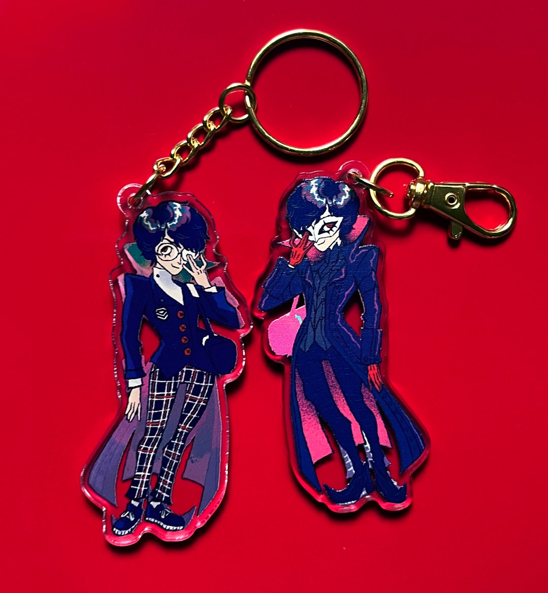 Joker Phantom Thief / Shujin Uniform Double Sided Charm - Etsy