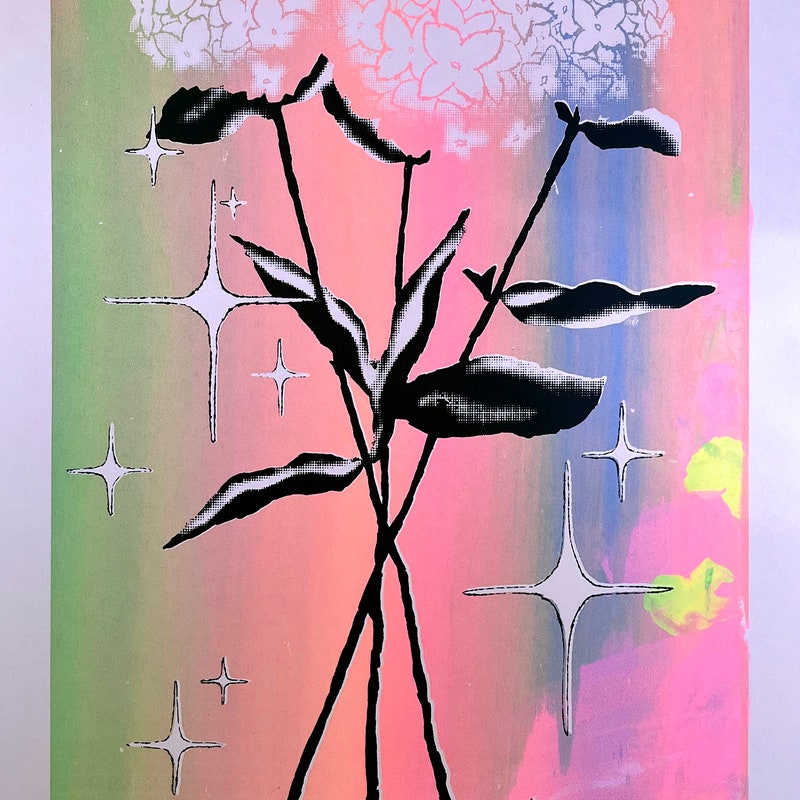 Screenprint Neon - Etsy