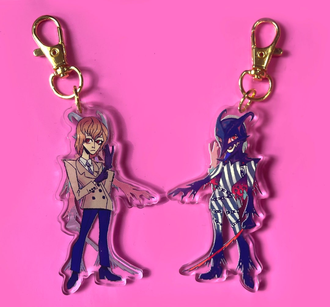 Goro Akechi / Phantom Thief Crow Double Sided Charm - Etsy