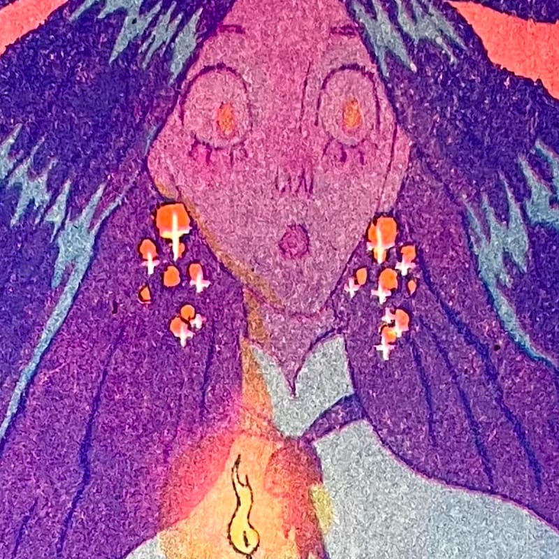 Risograph Horror Poster - Etsy