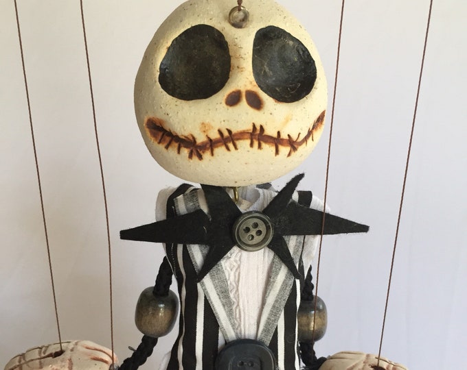 Jack Skellington Puppet Marionettes From Tim Burton's "the Nightmare ...