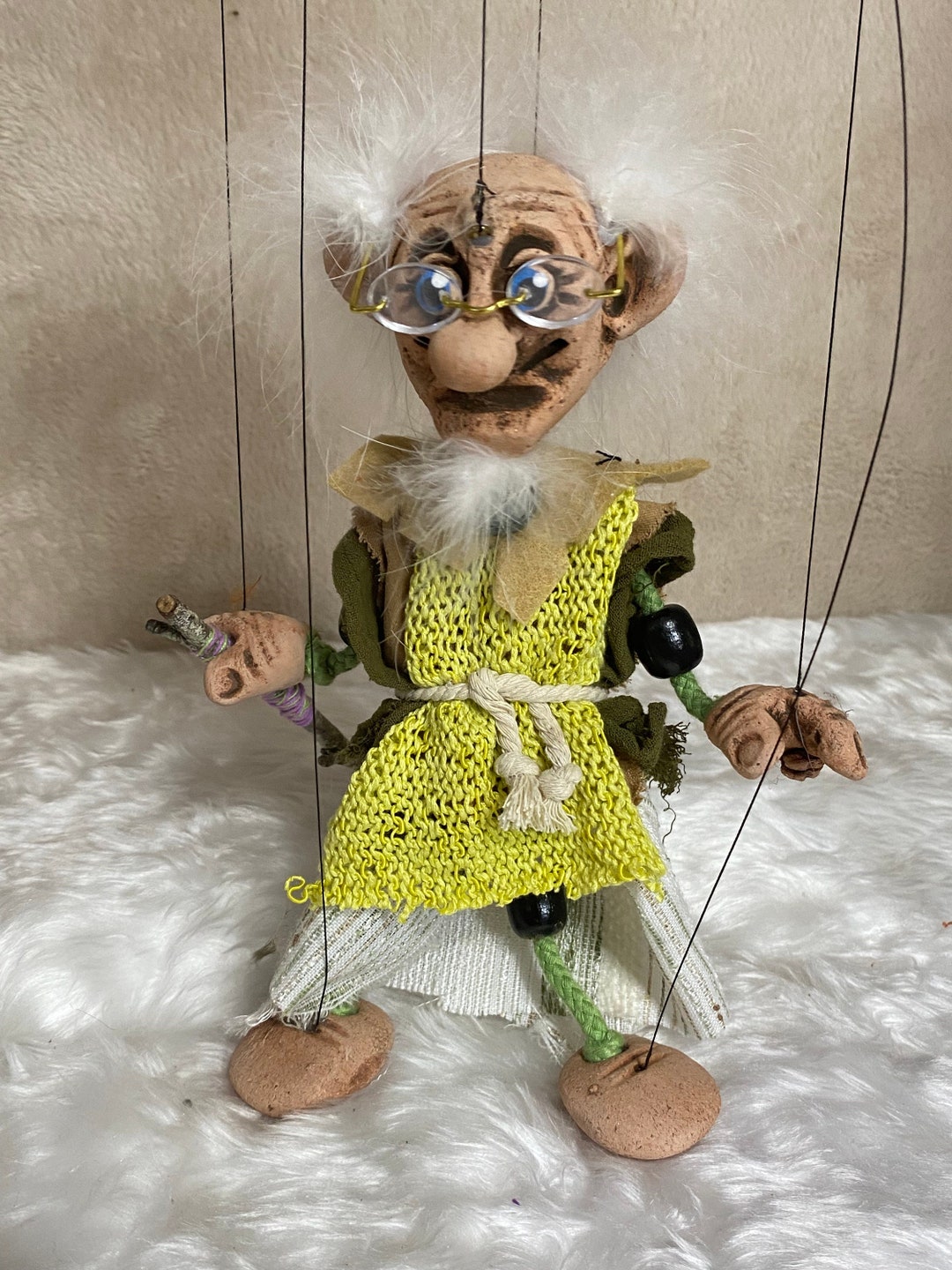 Chester - the Hermit Marionette Puppet - Etsy