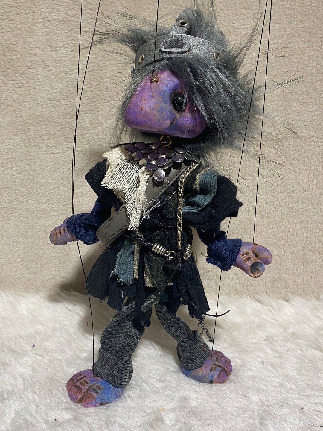Murkle, an Underguard - Oddling Marionette - Etsy