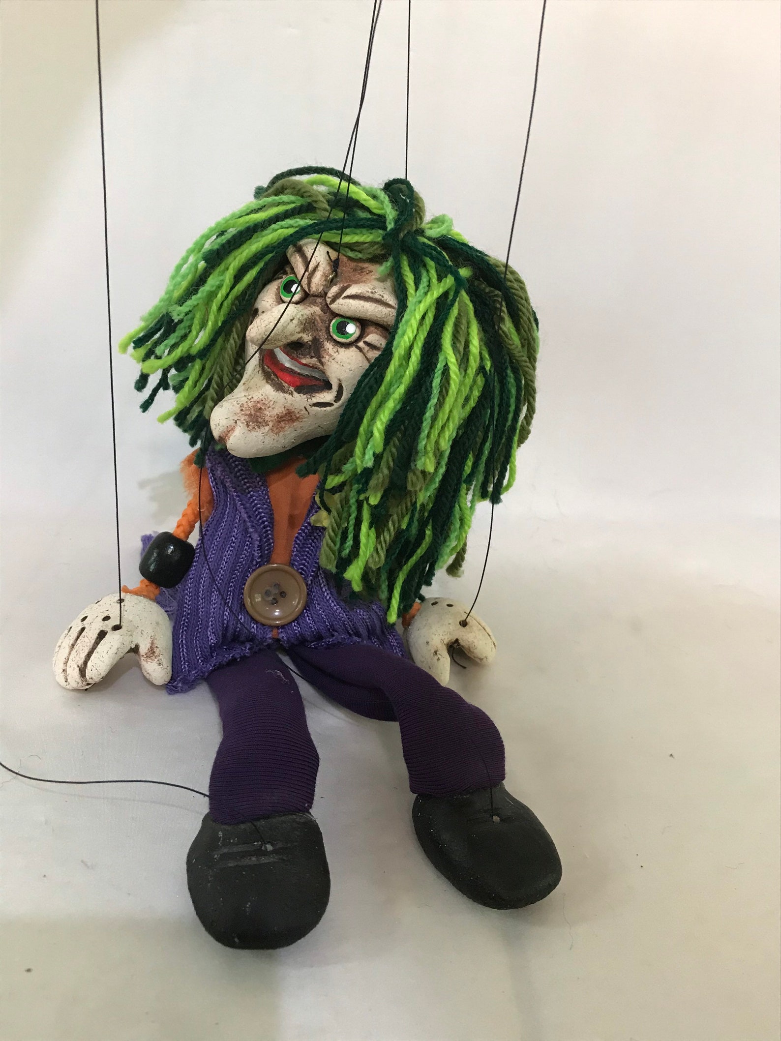 Batman's The Joker Marionette puppet Handmade by The | Etsy