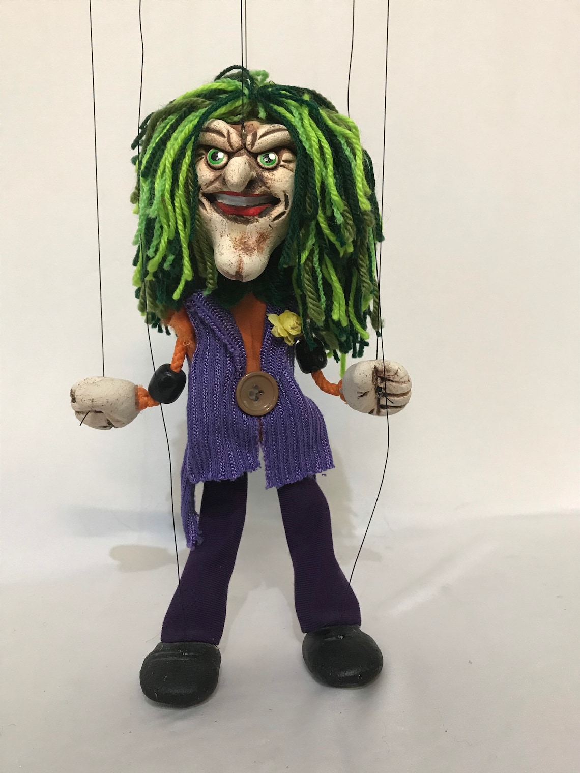 Batman's The Joker Marionette puppet Handmade by The | Etsy