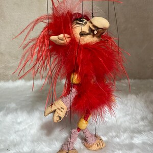 Red Firey Marionette Puppet - Etsy