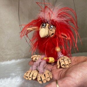 Red Firey Marionette Puppet - Etsy