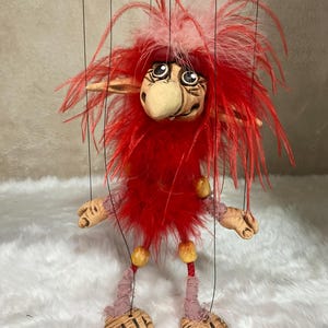 Red Firey Marionette Puppet - Etsy