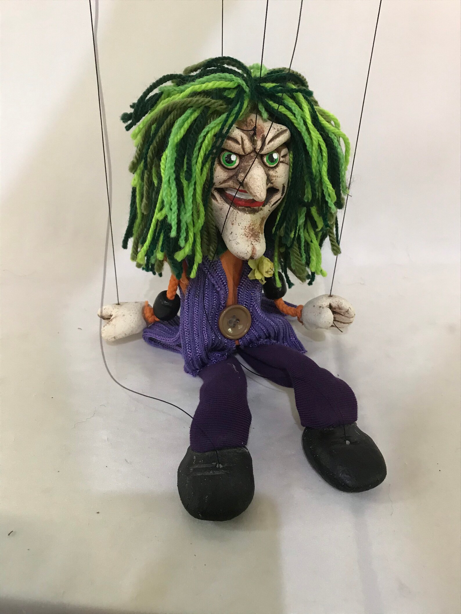 Batman's The Joker Marionette puppet Handmade by The | Etsy