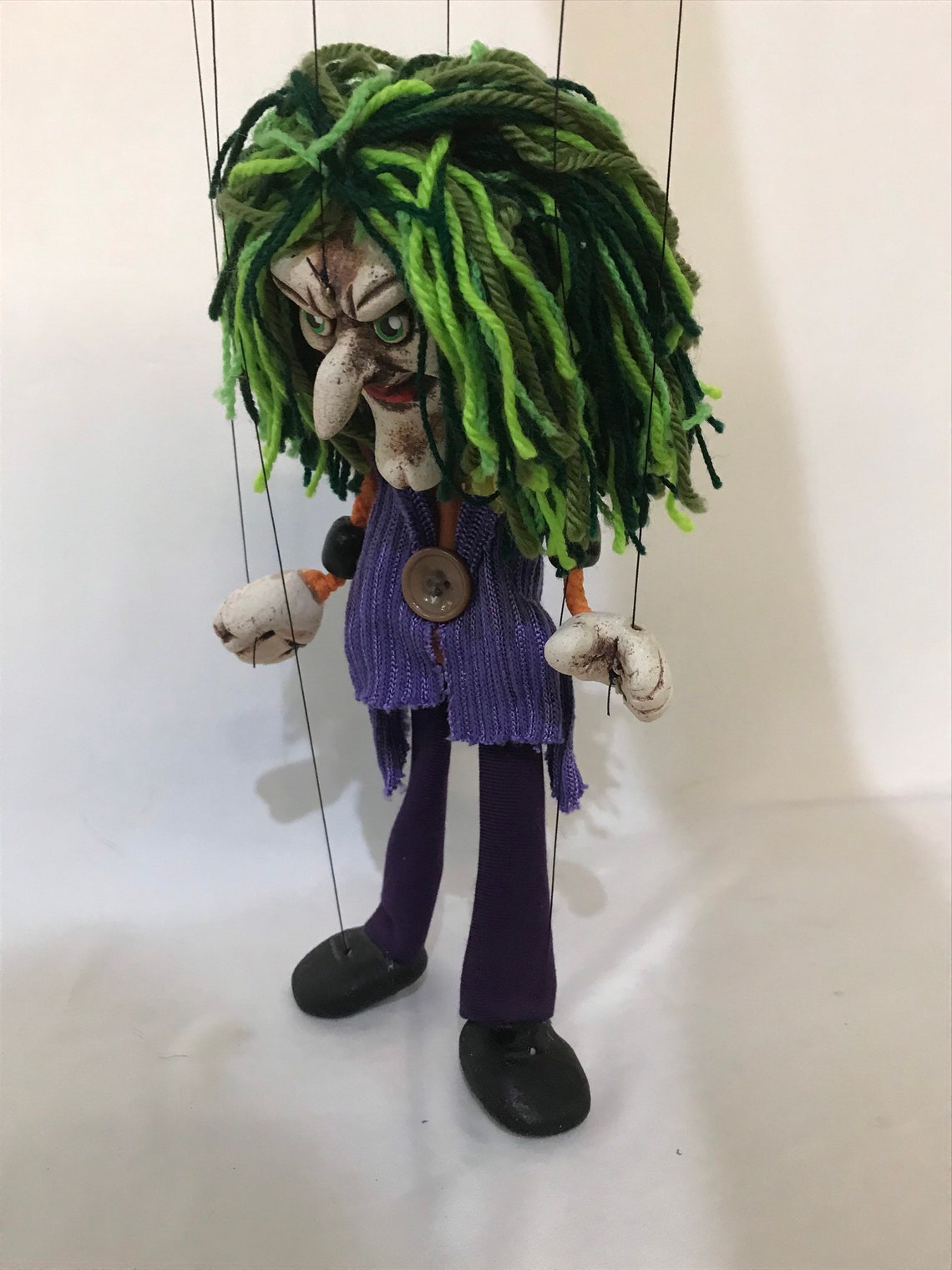 Batman's The Joker Marionette puppet Handmade by The | Etsy