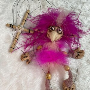 Pink Firey - Marionette Puppet - Etsy