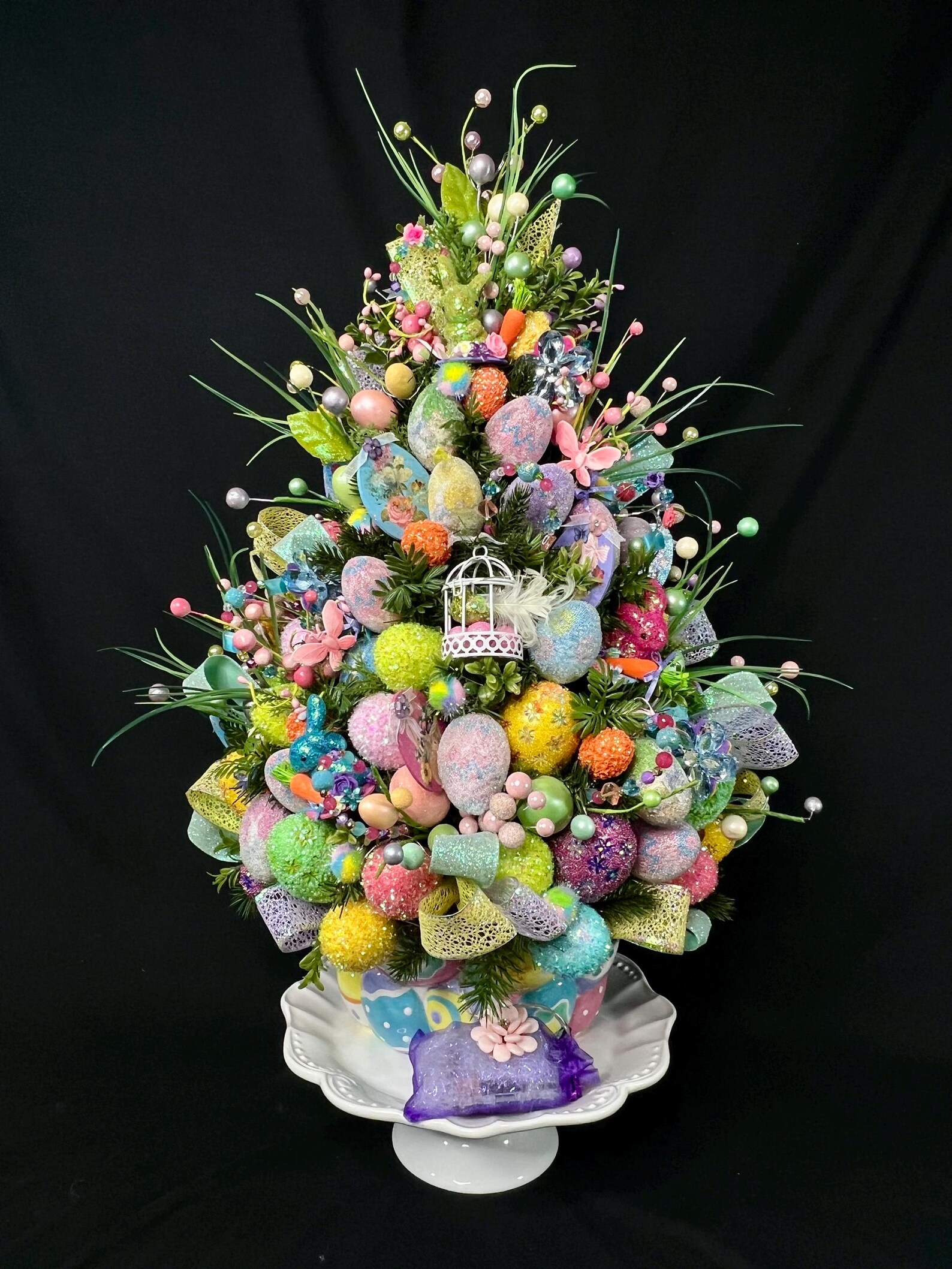Lighted Easter Tree,elegant Easter Arrangement,unique Easter Decoration ...