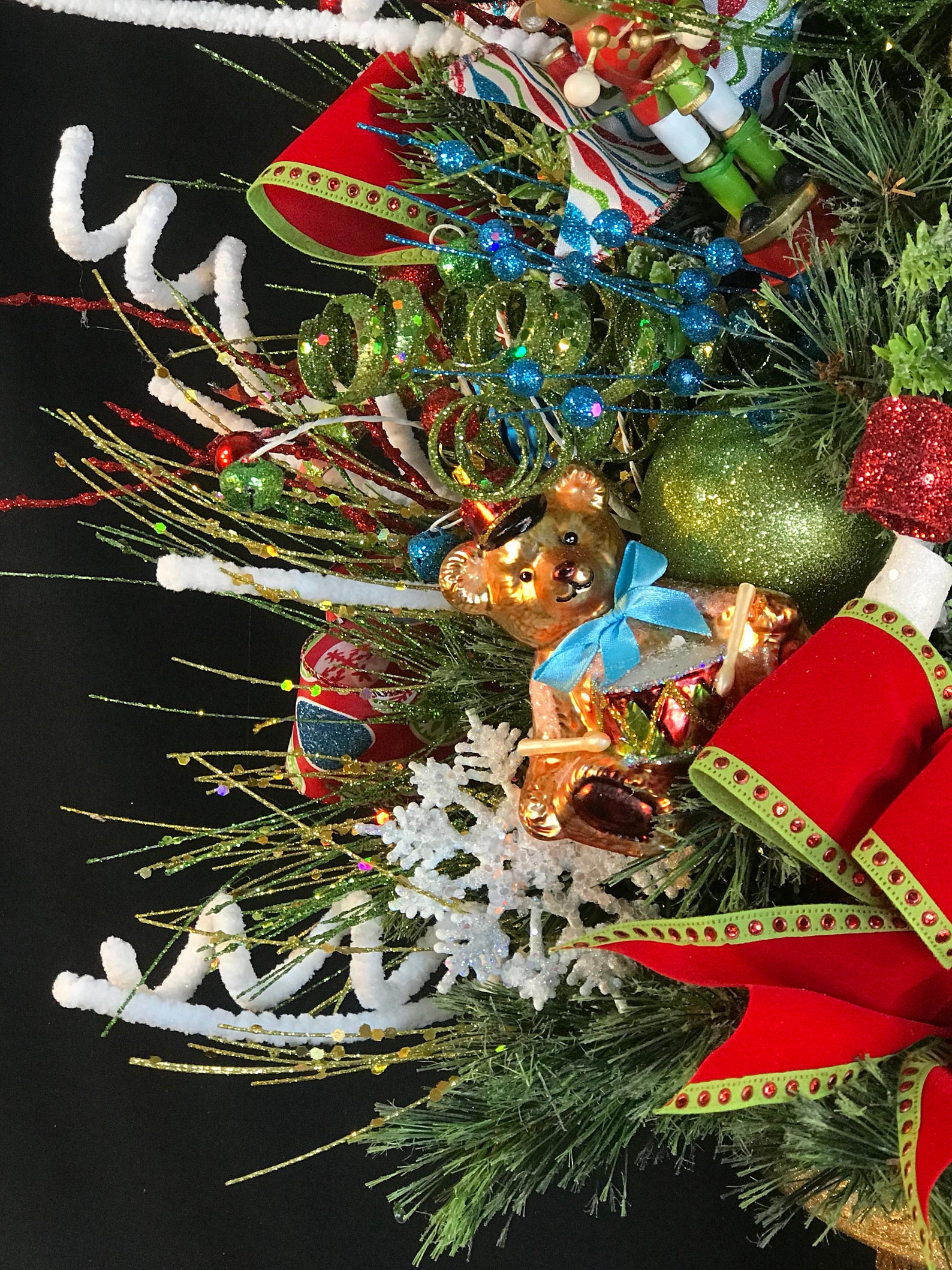 Lighted Teddy Bear Nutcracker Tabletop Treeteddy Bear - Etsy Canada