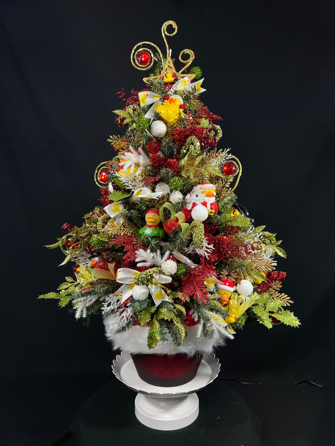 Rubber Ducky Lighted Christmas Tree,rubber Duck Christmas Tree,rubber ...