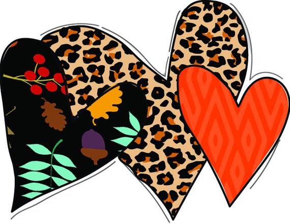 Heart Fall Downloads Png Digital Downloads - Etsy