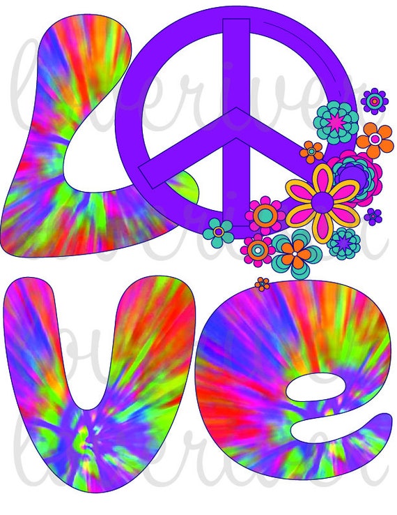 60s Flower Power Clipart