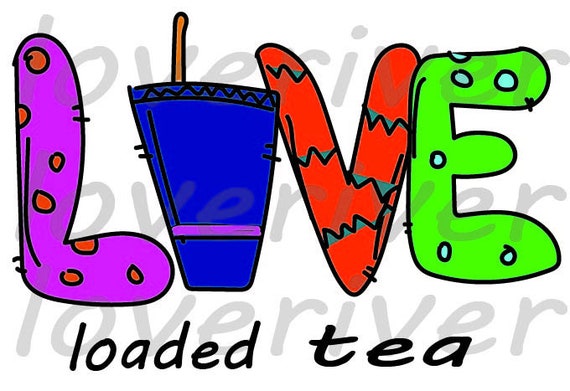 Loaded Tea Hand Drawn Sublimation Png Digital Download | Etsy