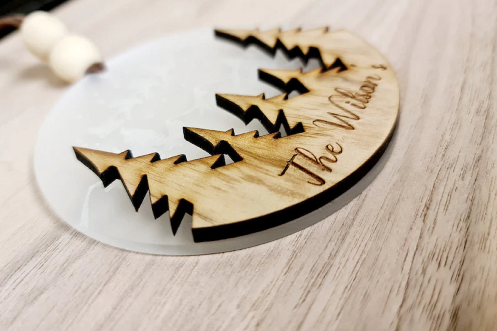 Personalized 3D Christmas Winter Scene Ornament - Etsy