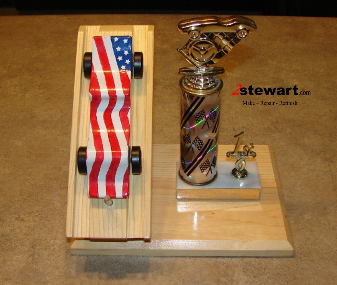Display Stand for Your Derby Car & Trophy, WD22 - Includes Shipping - Etsy