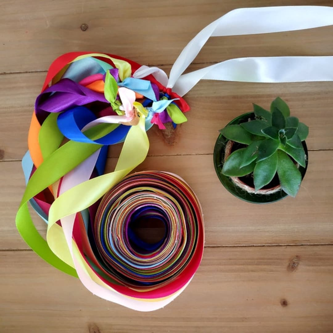 Round Wedding Ribbon Bridal Ribbon Set Bridal Bouquet Set Wedding ...