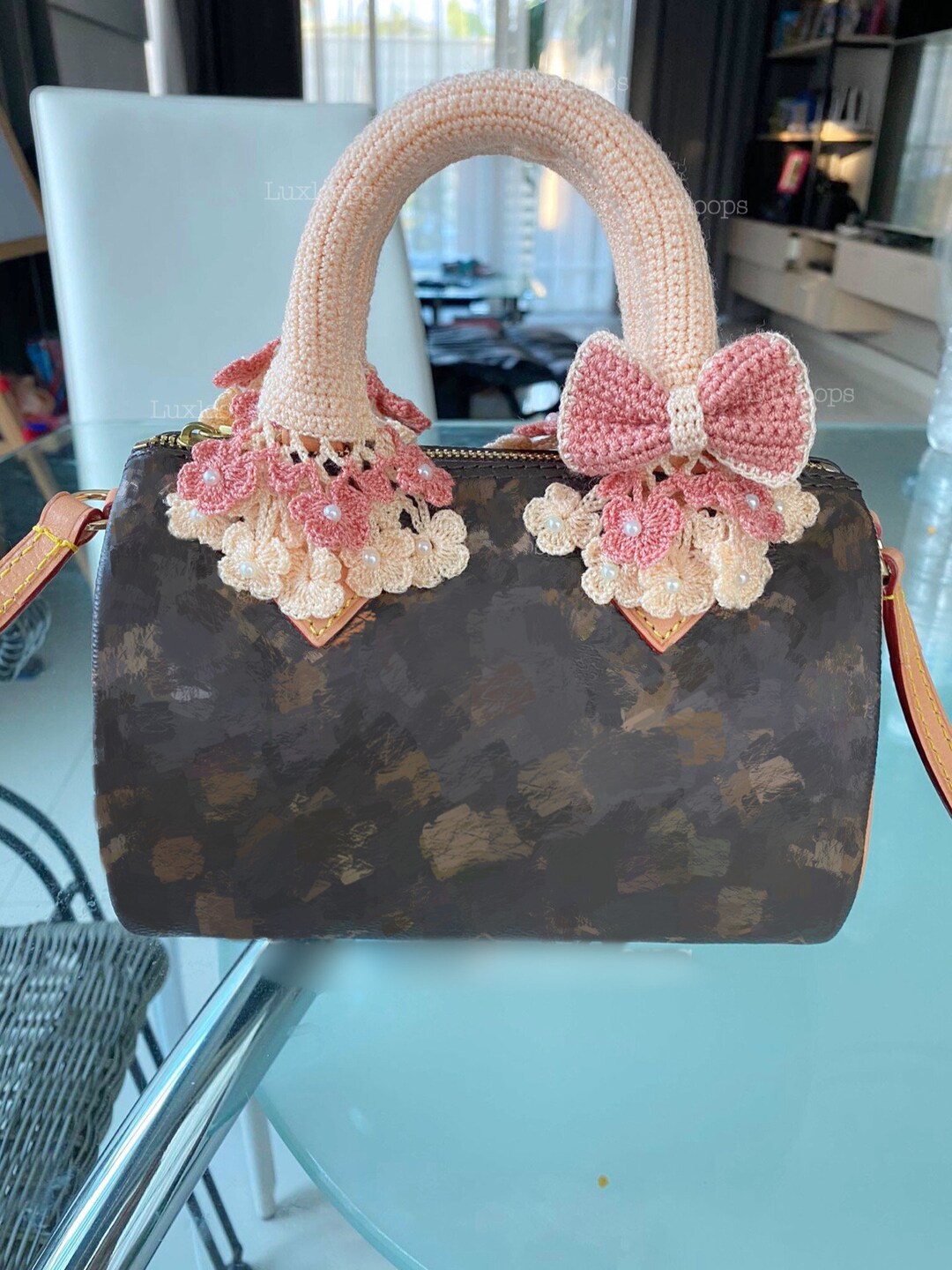 For Protect Your Bag Handle. Speedy Nano, Speedy 20. Crochet Bag Handle ...