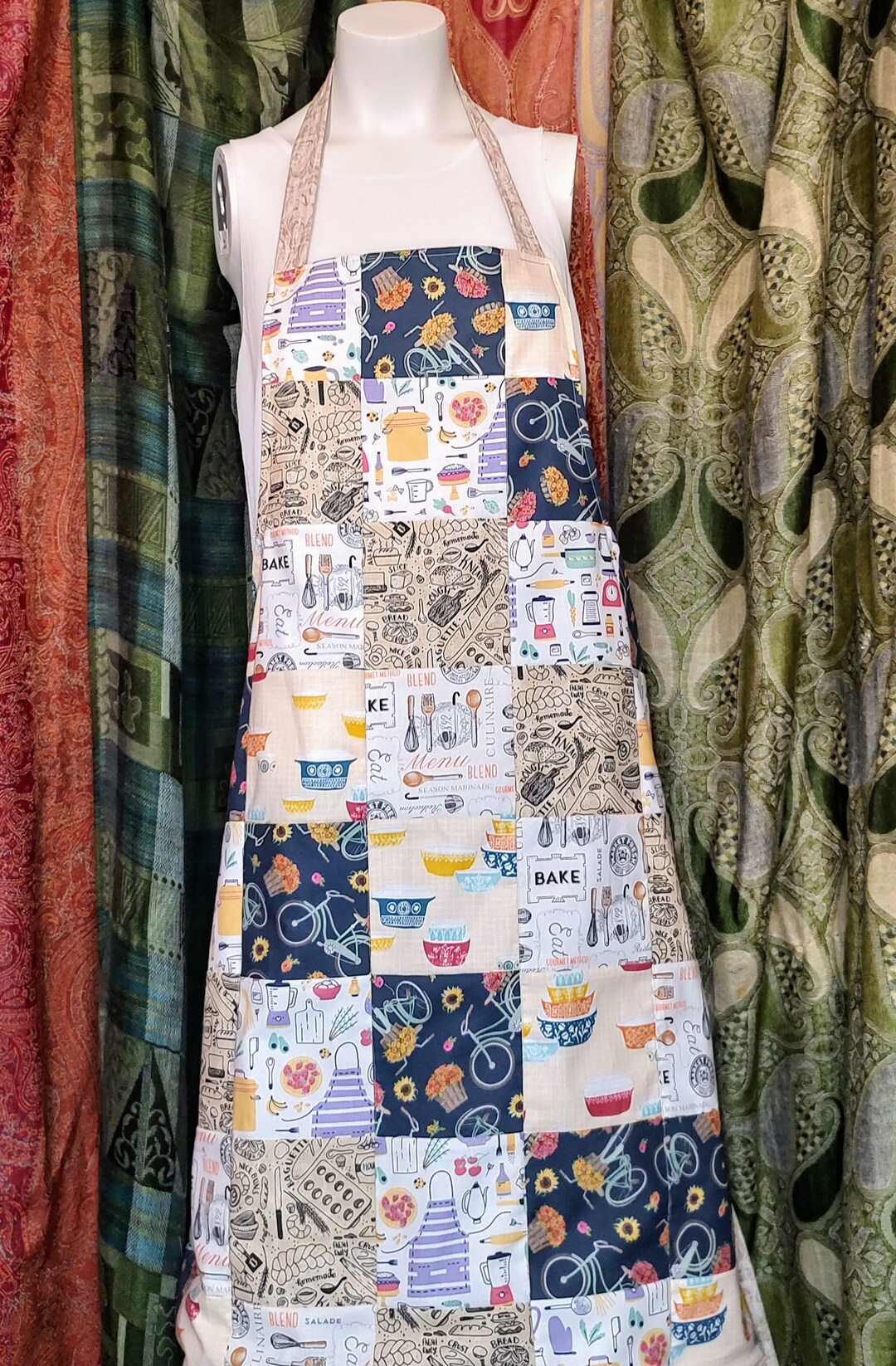 Apron *baking* Quilted Design - Etsy