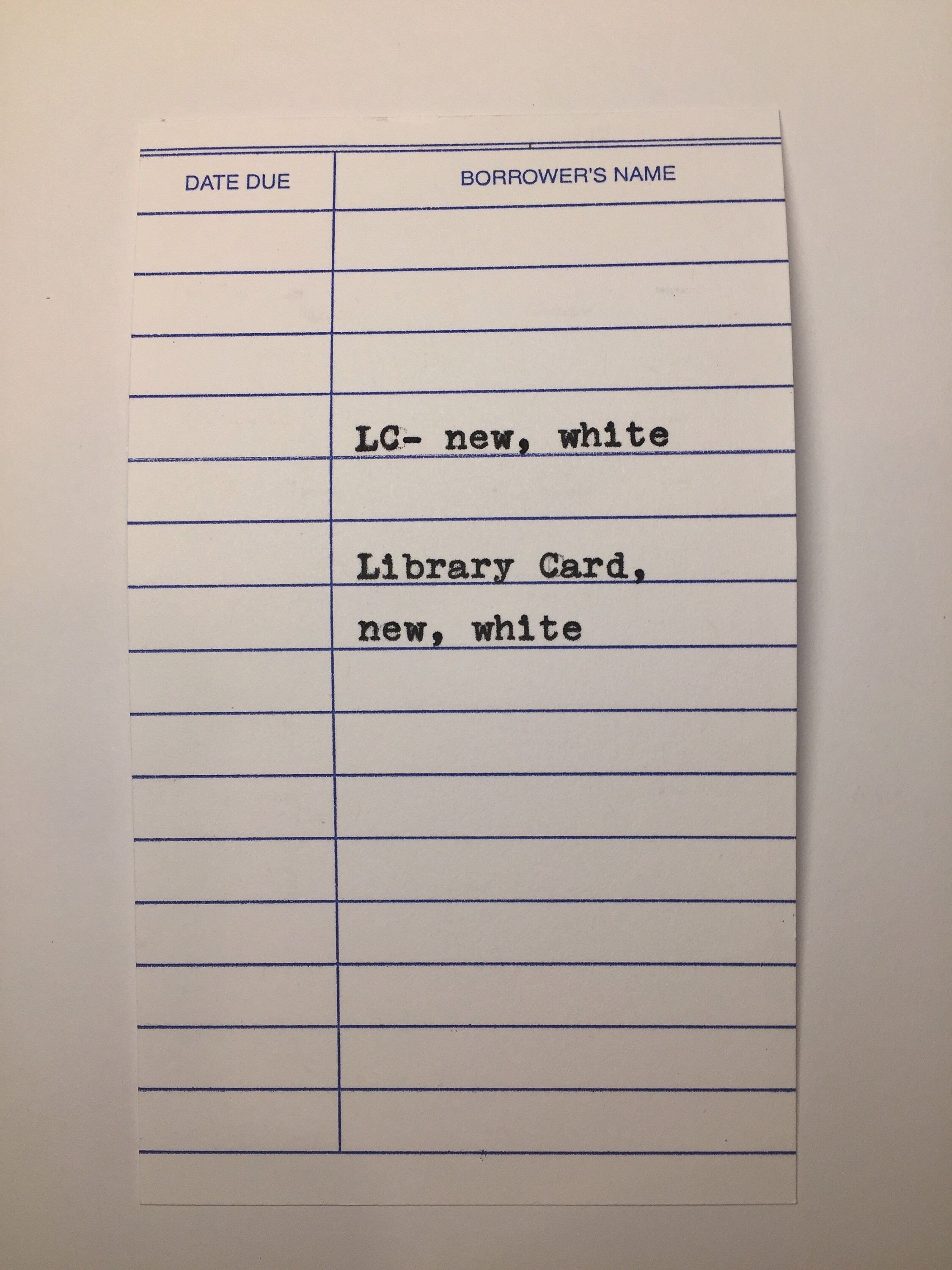 Jane Austen quote hand typed on library due date card I come | Etsy