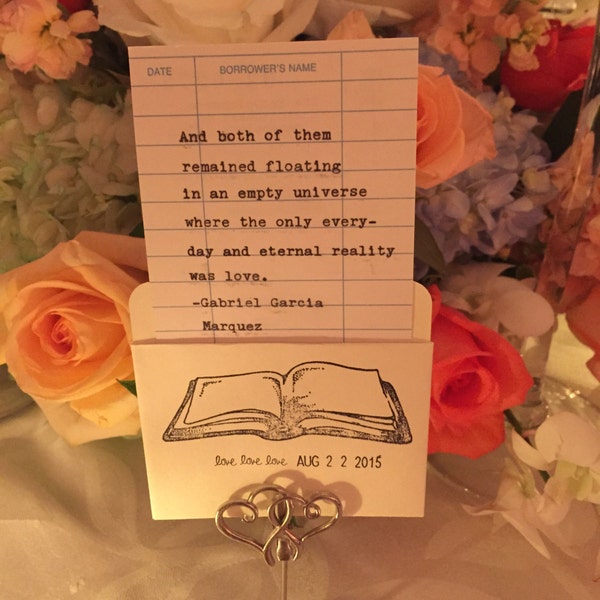 Literary Wedding - Etsy