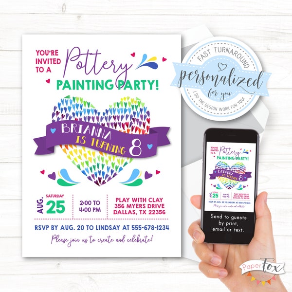 Painting Pottery - Etsy