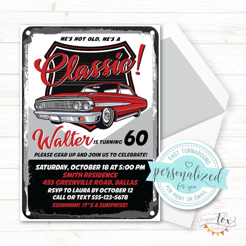 Classic Invitation - Etsy