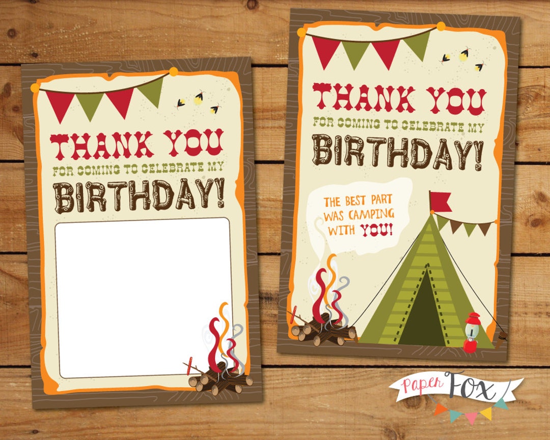 Camping Birthday // Camping Birthday Party // Camp Out Party - Etsy