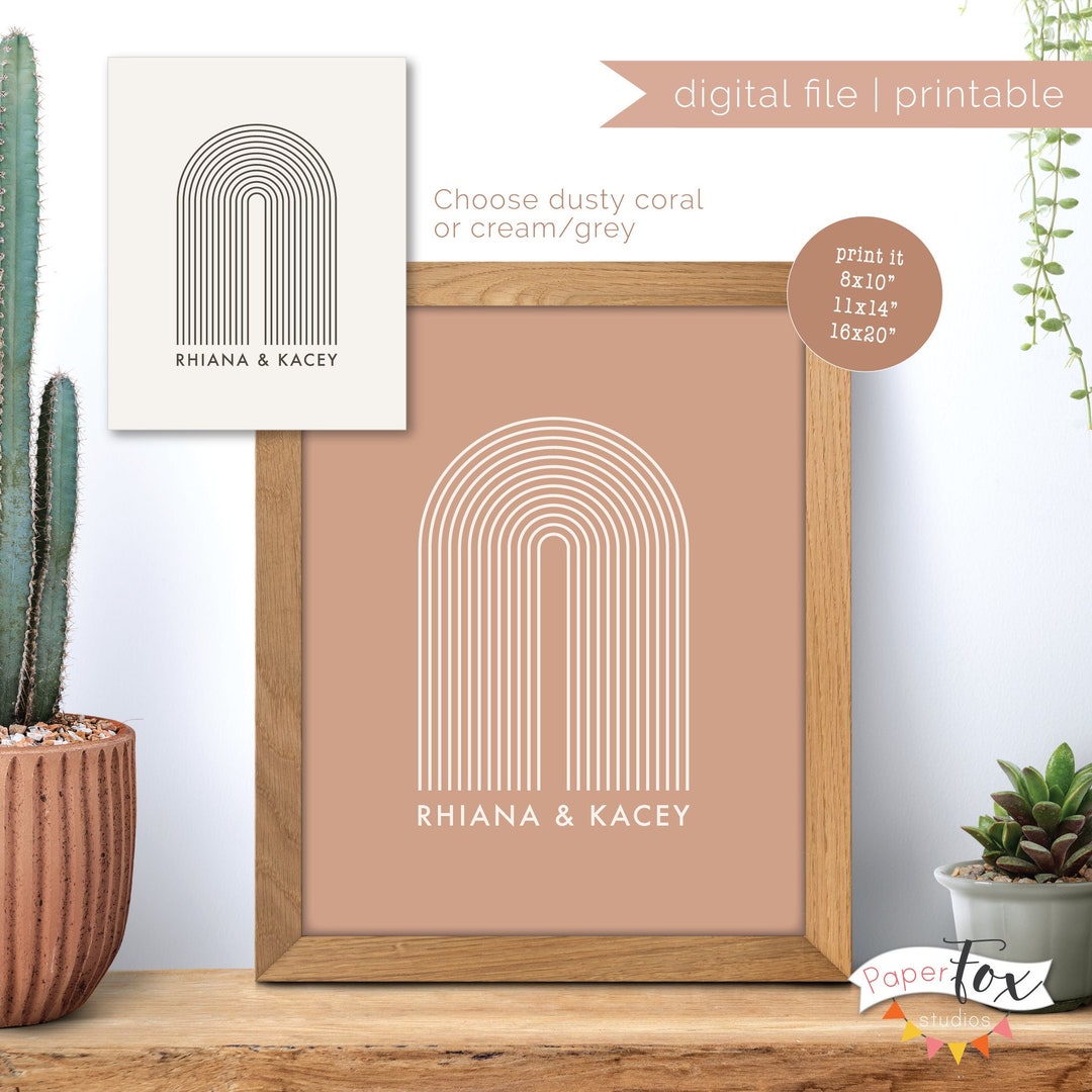 Personalized Dorm Room Decor (digital Printable JPG) Featuring ...