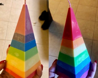 Rainbow Pyramid | Etsy